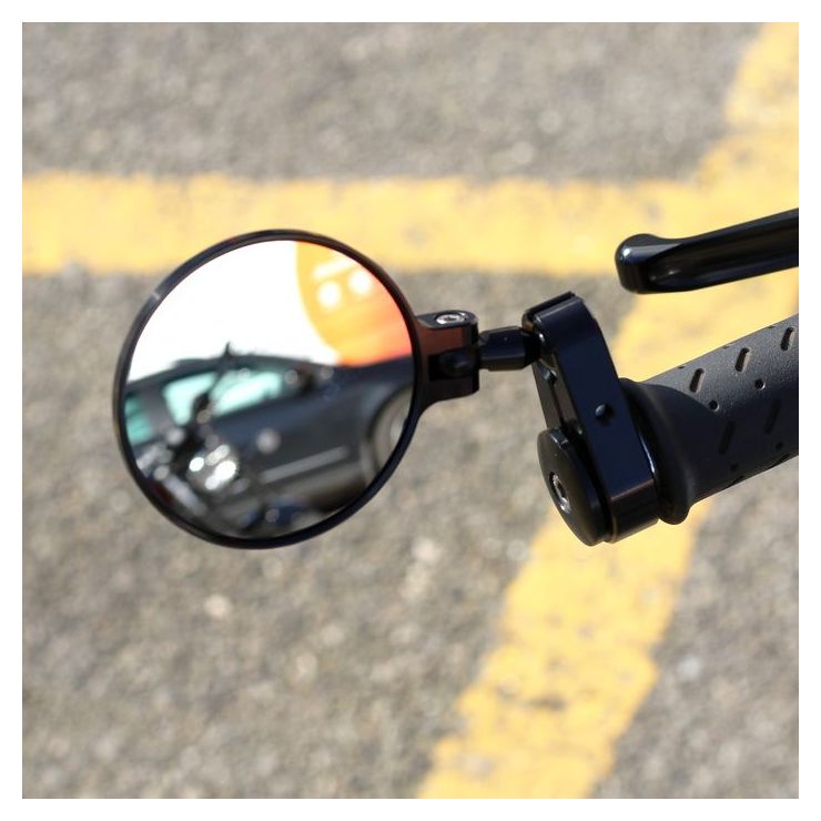 Oberon Folding Clamp Mirror - Moore Speed Racing