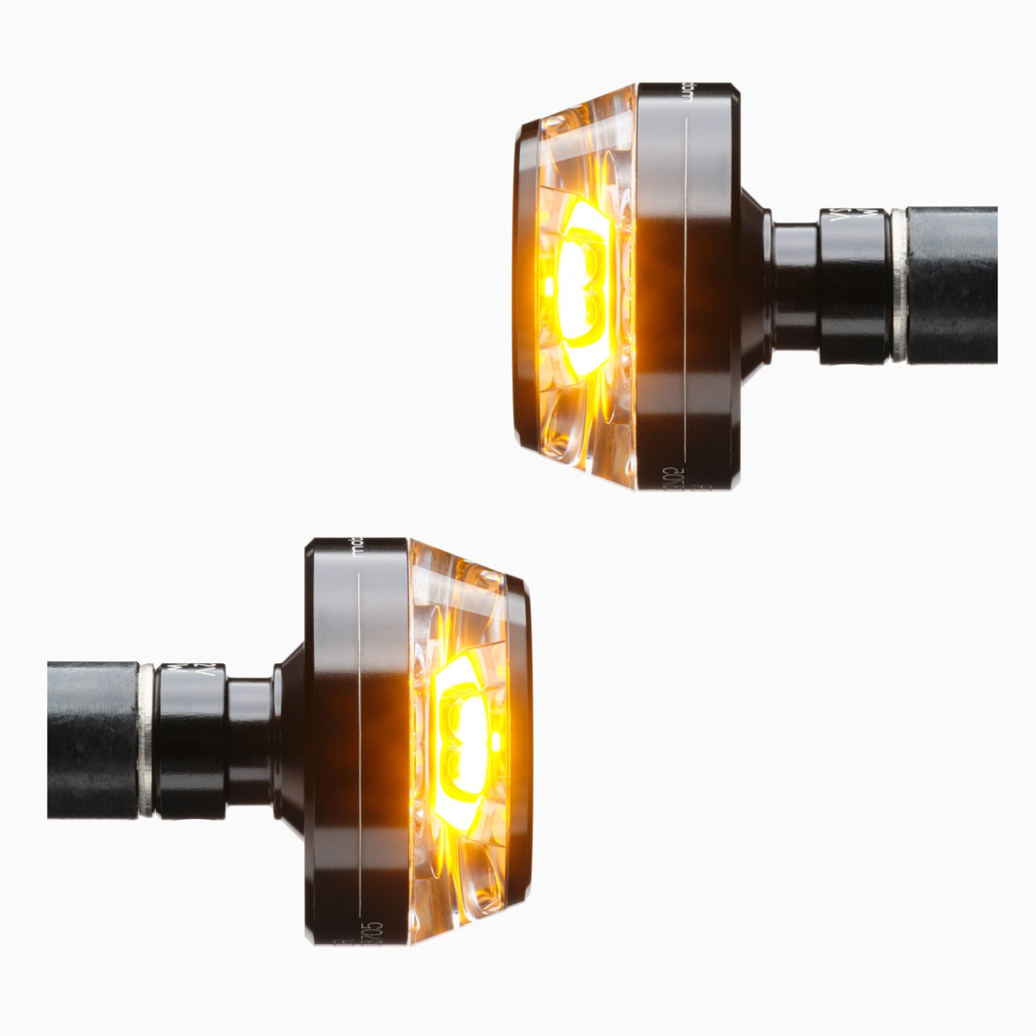 Motogadget mo.Blaze Disc Bar End LED Indicators - Pair - Moore Speed Racing