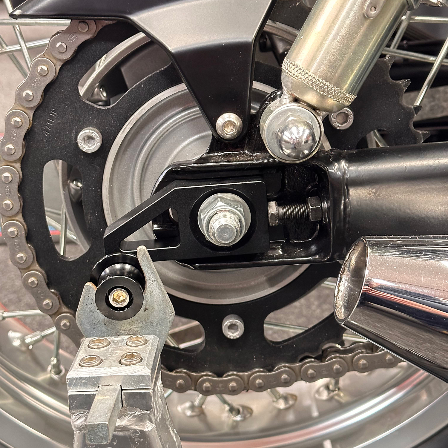 Paddock Stand Chain Tension at Sebastian Flack blog