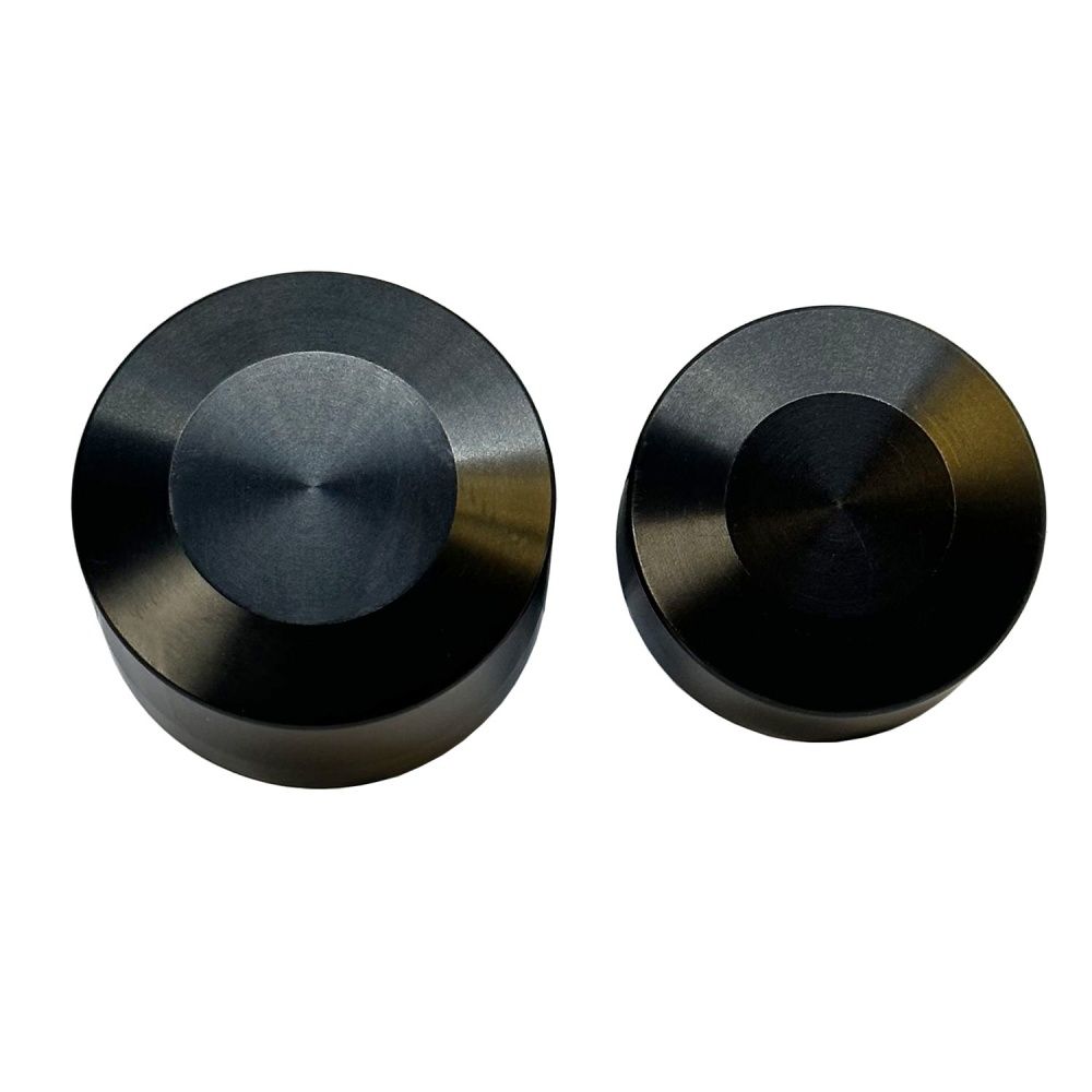 Harley Davidson Sportster S CNC billet rear spindle caps - anodized ...