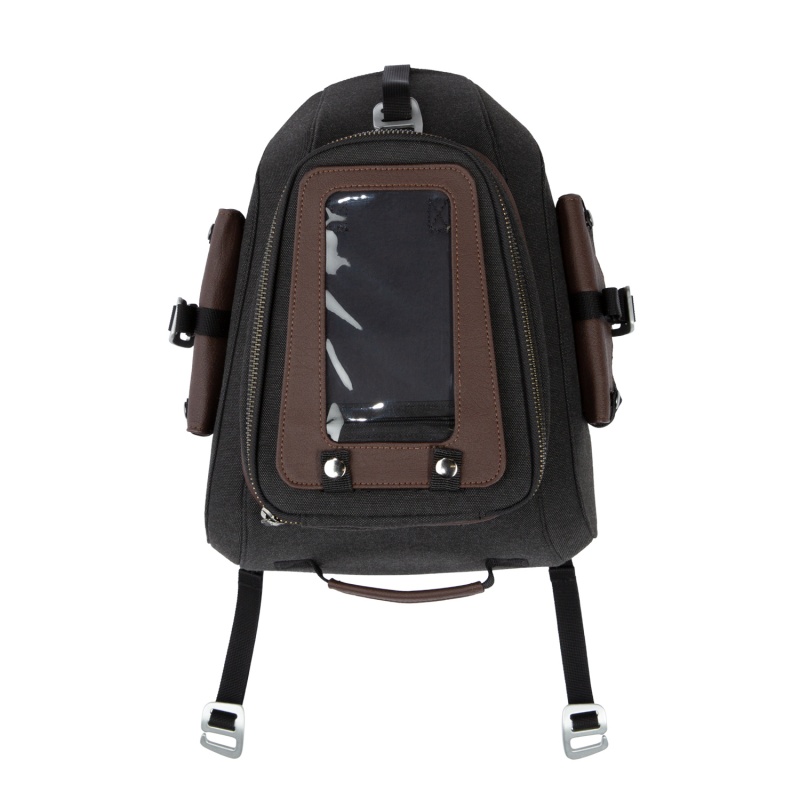 Indian FTR 1200 tank bag - black / brown - Moore Speed Racing