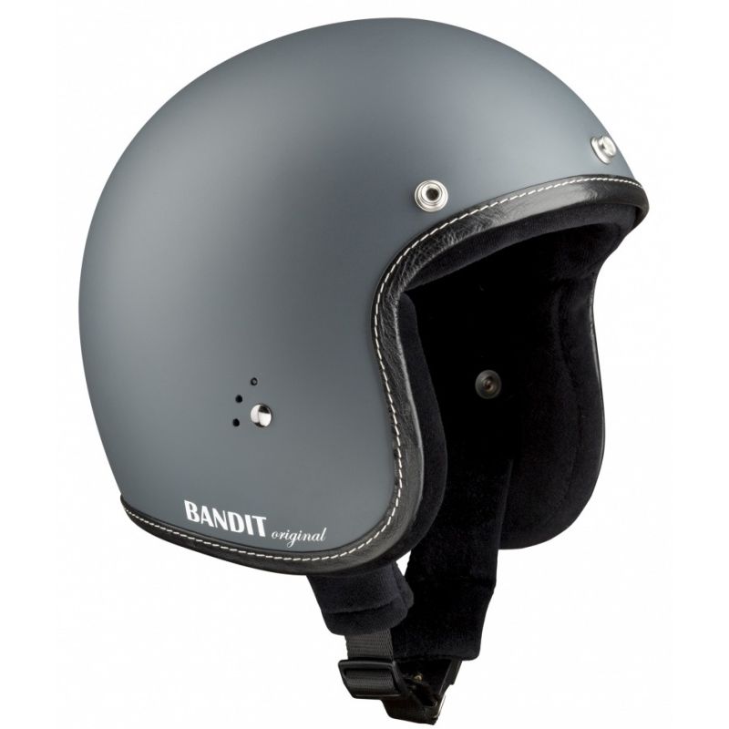 Bandit Jet Premium Matte Grey Open Face Motorcycle Helmet - Moore Speed ...