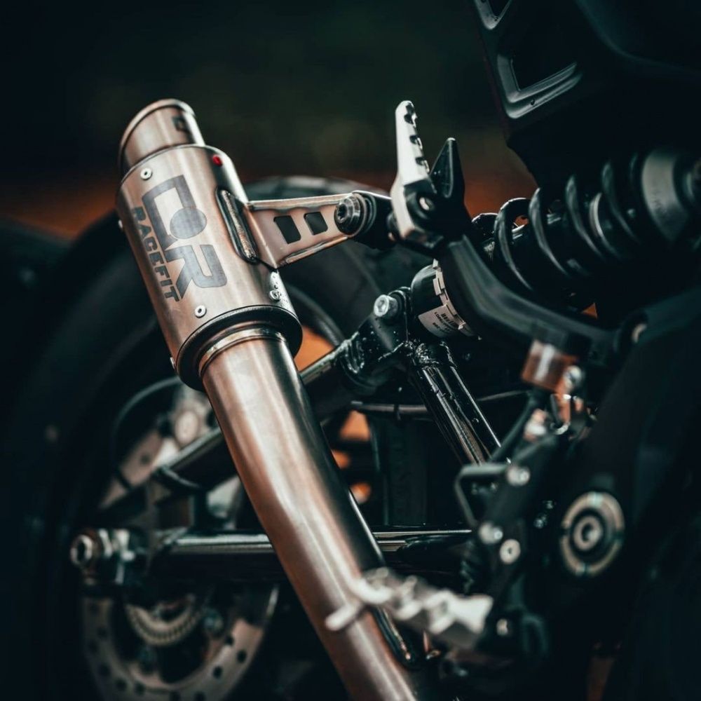 Racefit Growler slip-on silencer for Indian FTR1200 (2019 - 2021 ...