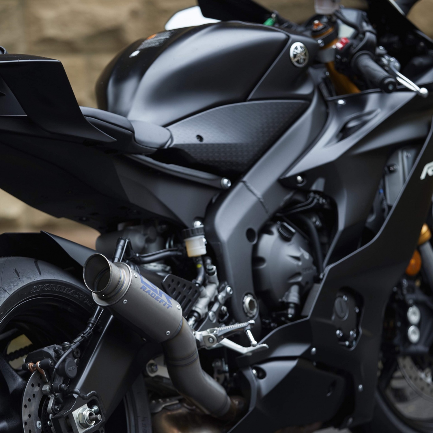 Racefit Growler-X Exhaust For 2017-2020 Yamaha YZF600 R6 (High Level ...