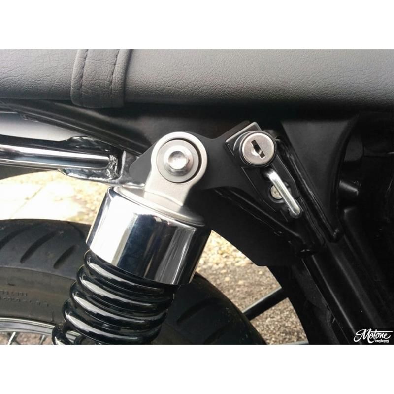 Right Side Shock Mount Helmet Lock for Triumph Bonneville Models by ...