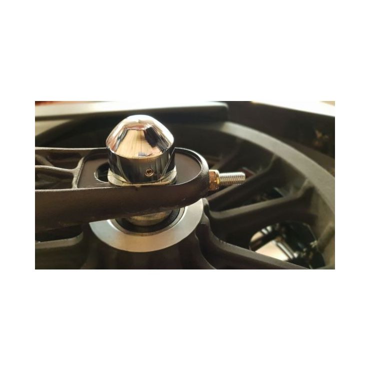 Indian Scout rear spindle cap / cover - Moore Speed Racing