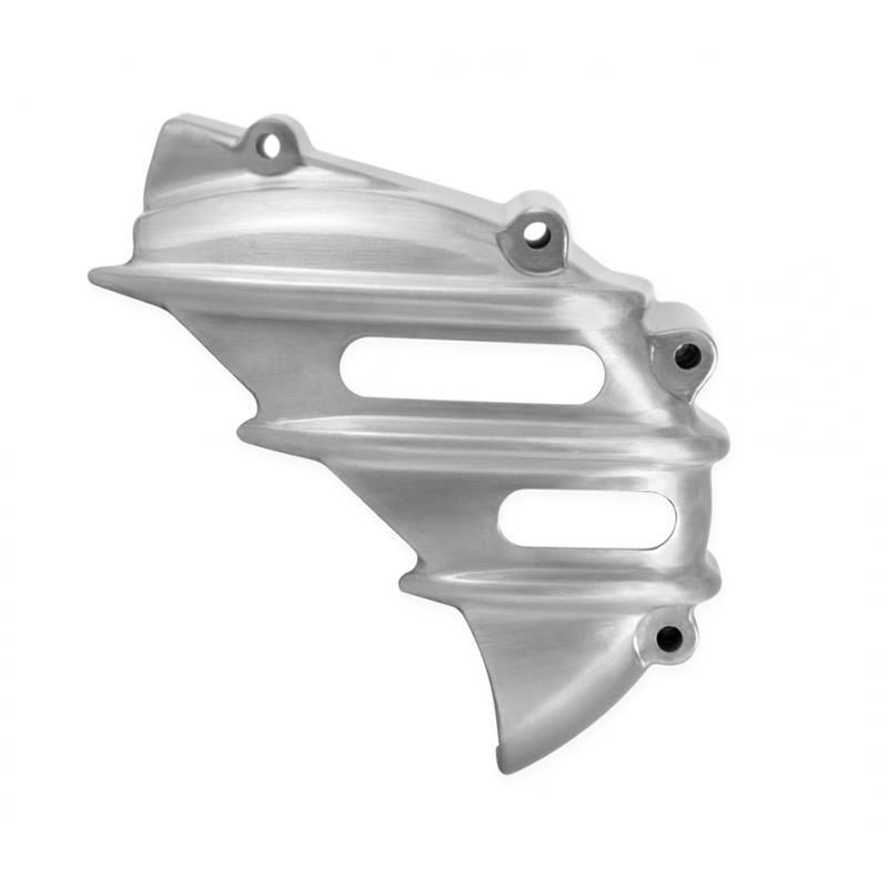 Triumph Air Cooled Models Brushed Finish Ribbed Custom Sprocket Cover ...