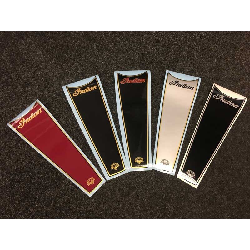 Indian Scout tank top decals - Moore Speed Racing