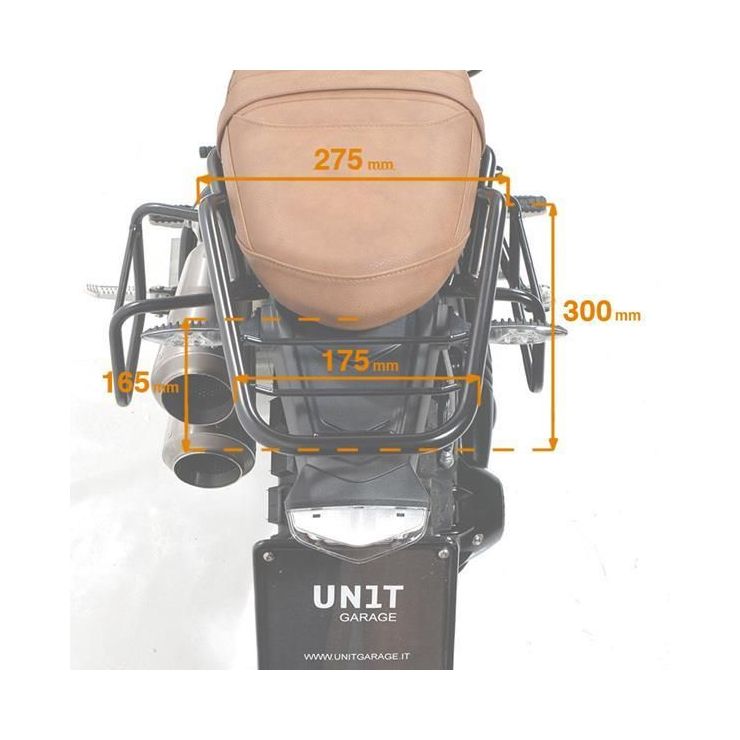 Unit Garage Rear Luggage Rack with Passenger Grip for BMW R Nine T ...