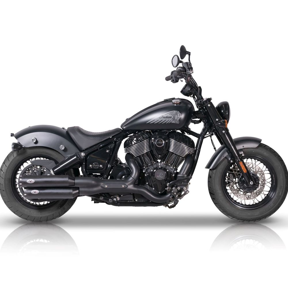 V-Performance Indian Chief Twin Revolver Euro 5 Slip-On Exhaust - Moore ...
