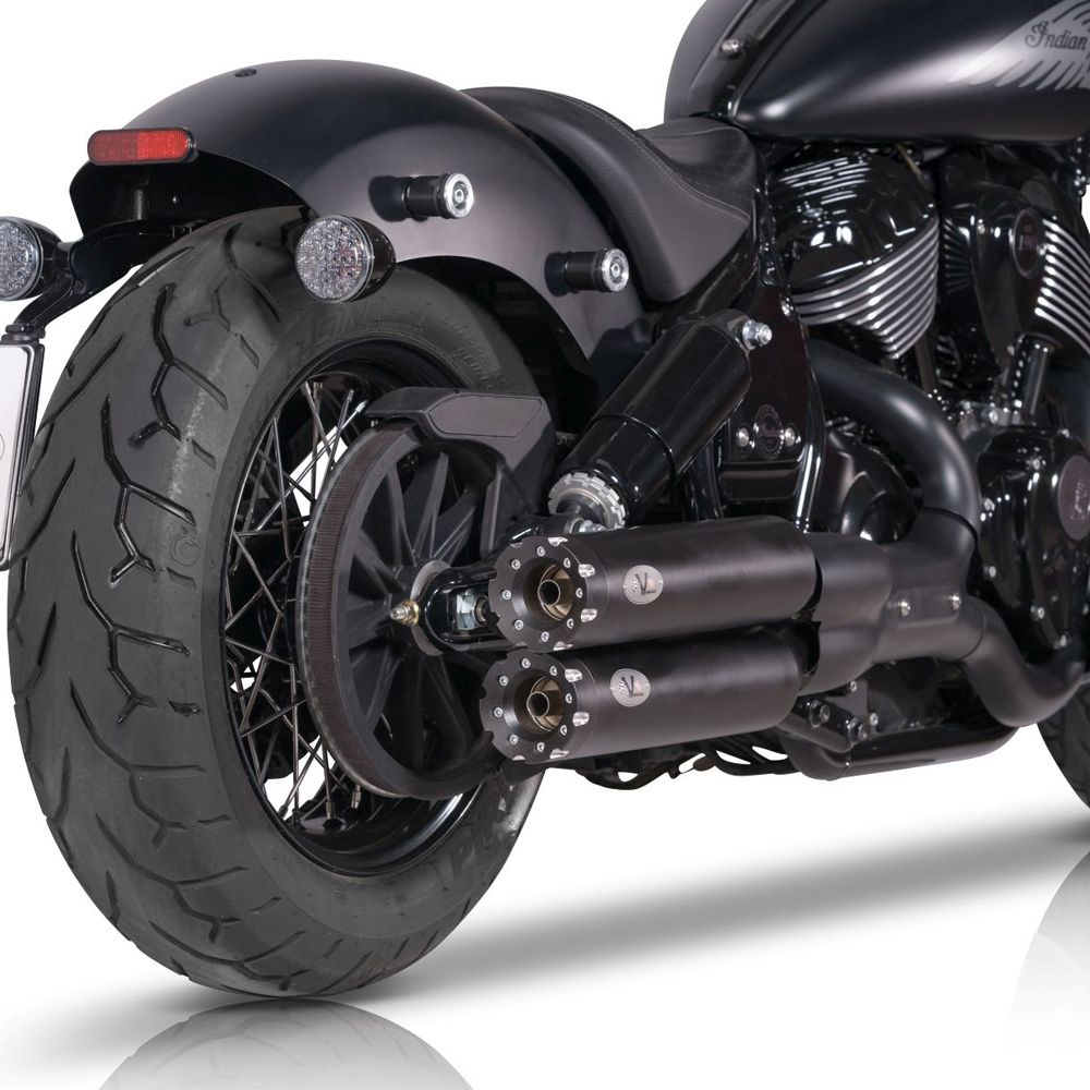 V-Performance Indian Chief Twin Revolver Euro 5 Slip-On Exhaust - Moore ...
