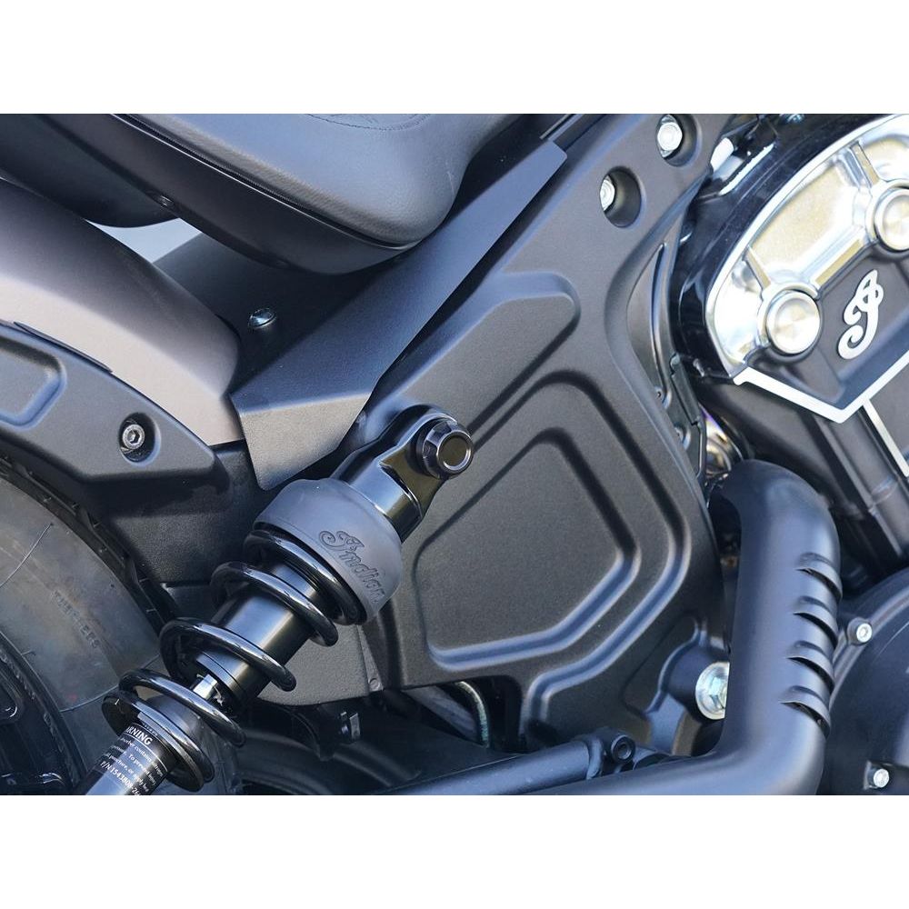 Wunderkind shock bolt strut covers for Indian Scout models - Moore ...
