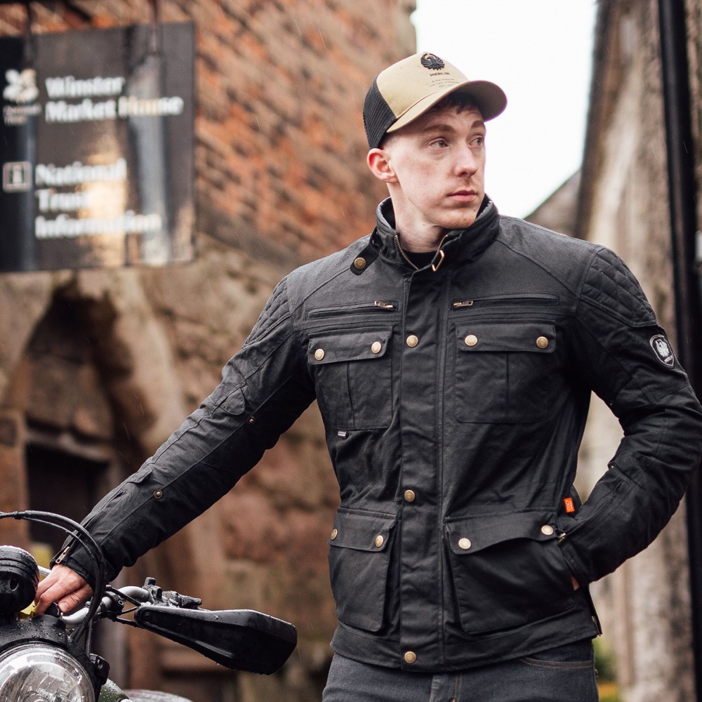Merlin Yoxall II Waxed Motorcycle Jacket - Moore Speed Racing