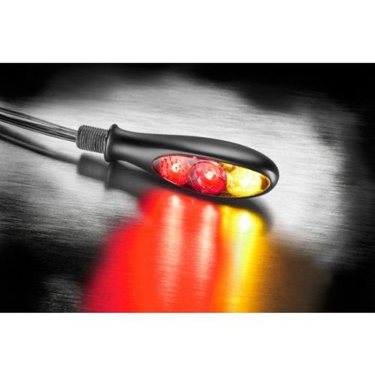 Kellermann Micro S DF Dark - Black Stop and Tail LED Indicator - Moore Speed Racing