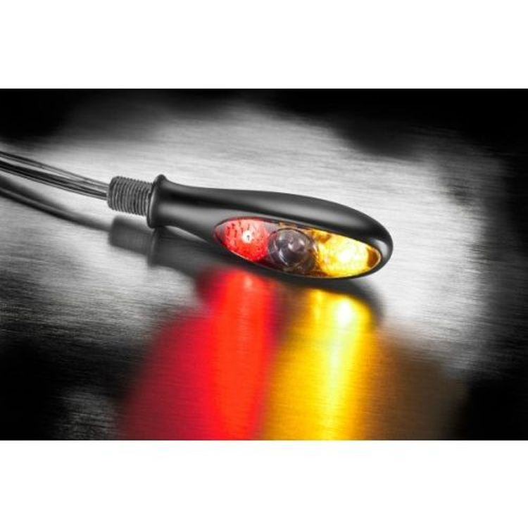 Kellermann Micro S DF Dark - Black Stop and Tail LED Indicator - Moore Speed Racing