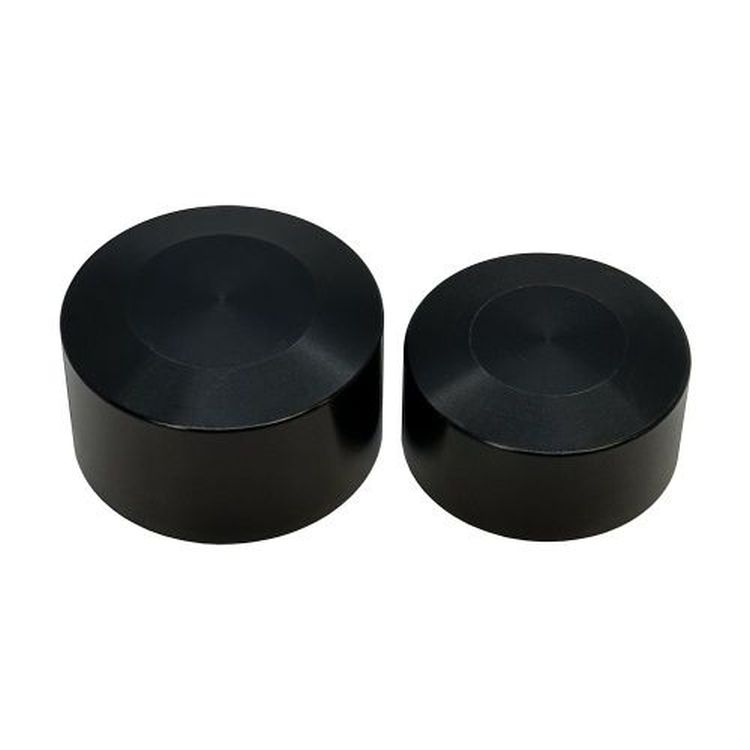 Harley Davidson Sportster S CNC billet rear spindle caps - anodized ...