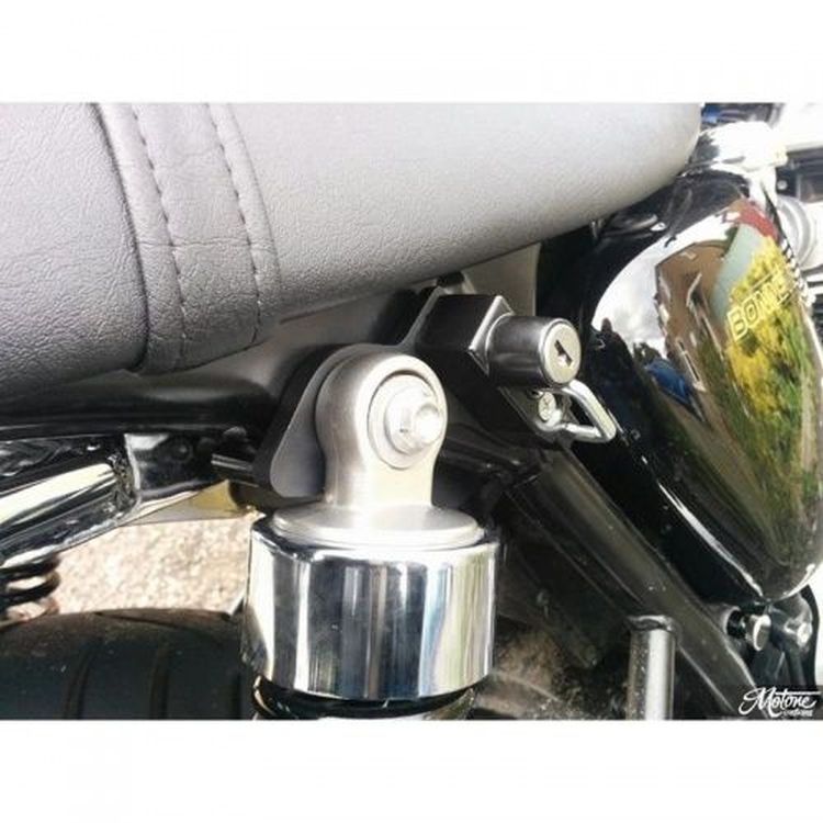 Right Side Shock Mount Helmet Lock for Triumph Bonneville Models by ...