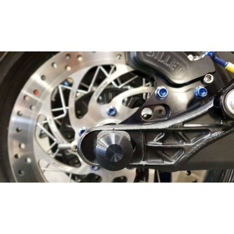 Indian Scout rear spindle cap / cover - Moore Speed Racing