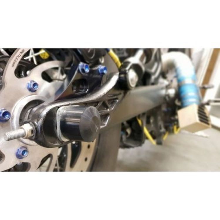 Indian Scout rear spindle cap / cover - Moore Speed Racing